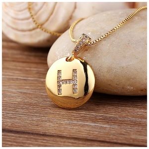Jewelry | Dainty Crystal Initial Necklace | Poshmark
